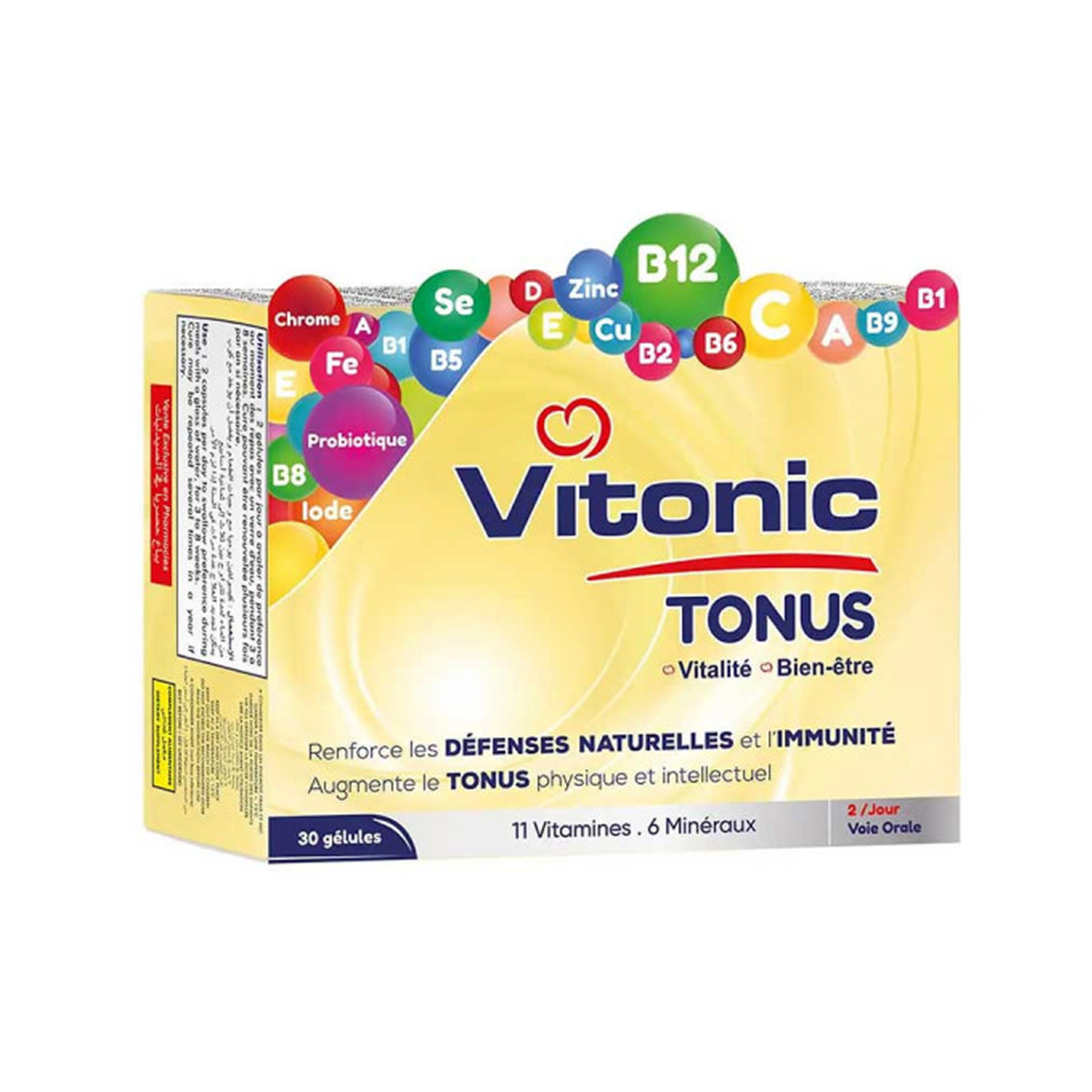 Boostez votre énergie avec Vitonic Tonus - 30 gélules